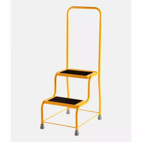 Portable Steps With Hand Rail TOUGH MASTER Steel Step Ladder Folding