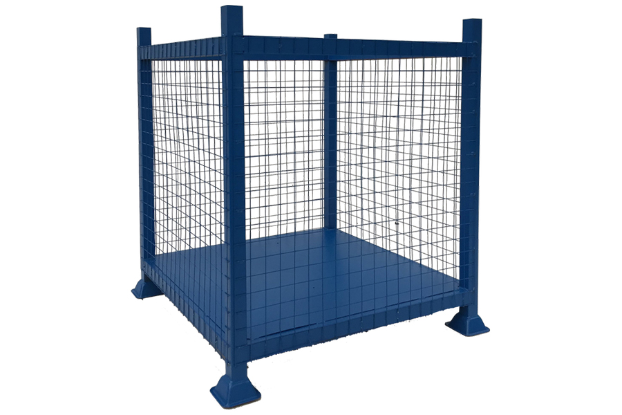 Wire Mesh Pallet Cages | Secure Site Storage | HERMEQ