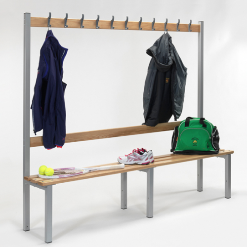 Buy Changing Room Benches With Hooks & Optional Shoe Shelf
