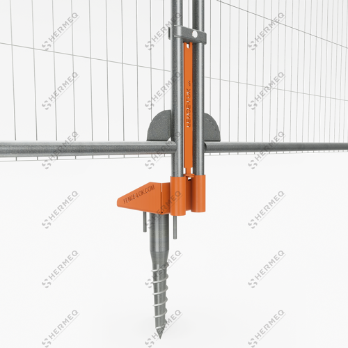 Mesh Fence Feet Locking System