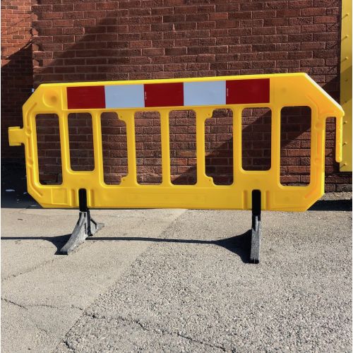 Yellow Chapter 8 Road Barrier