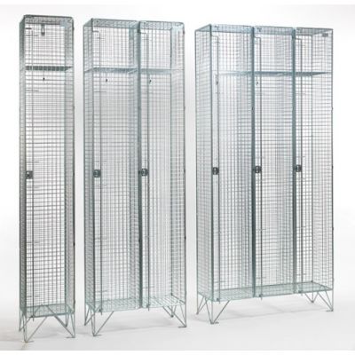 Multi Compartment Mesh Lockers