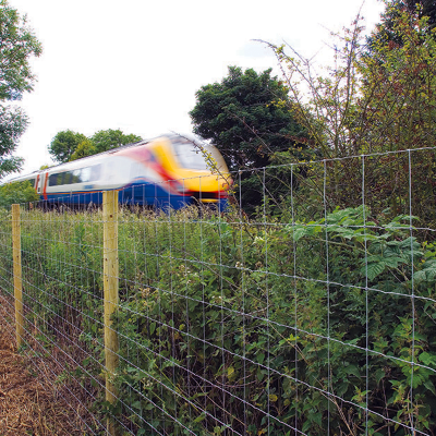 Temporary Mesh Pulse Fencing