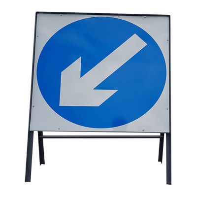 Plastic Wicket Road Signs